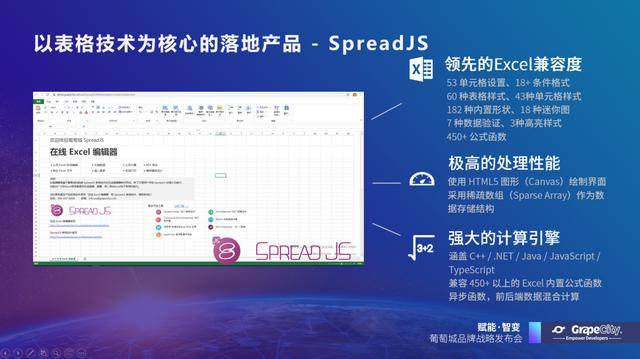 硬核干货：葡萄城 SpreadJS 前端表格技术分享_画布