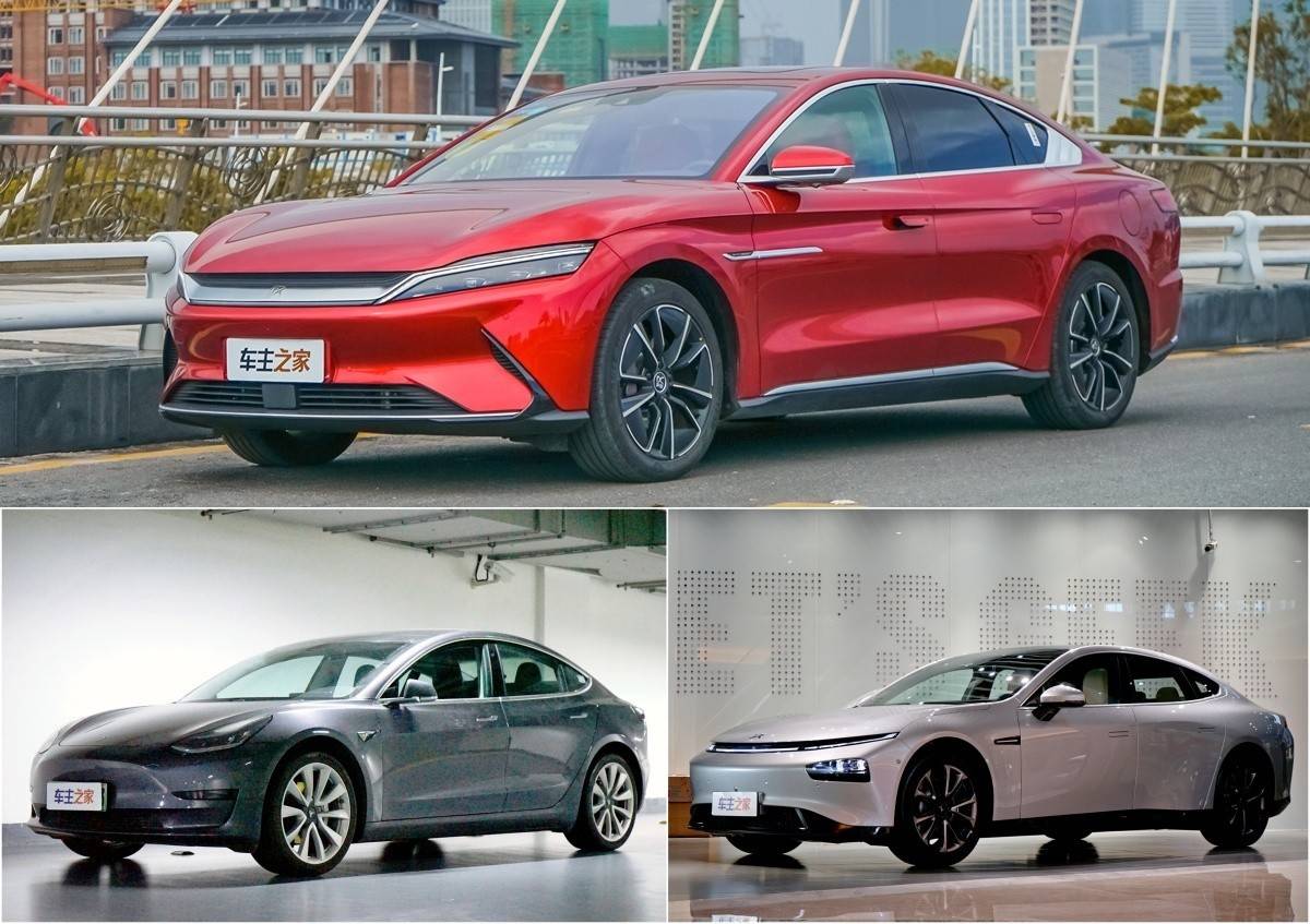 30万预算买纯电豪华车，汉EV/Model3/P7你怎么选？_搜狐汽车_搜狐网