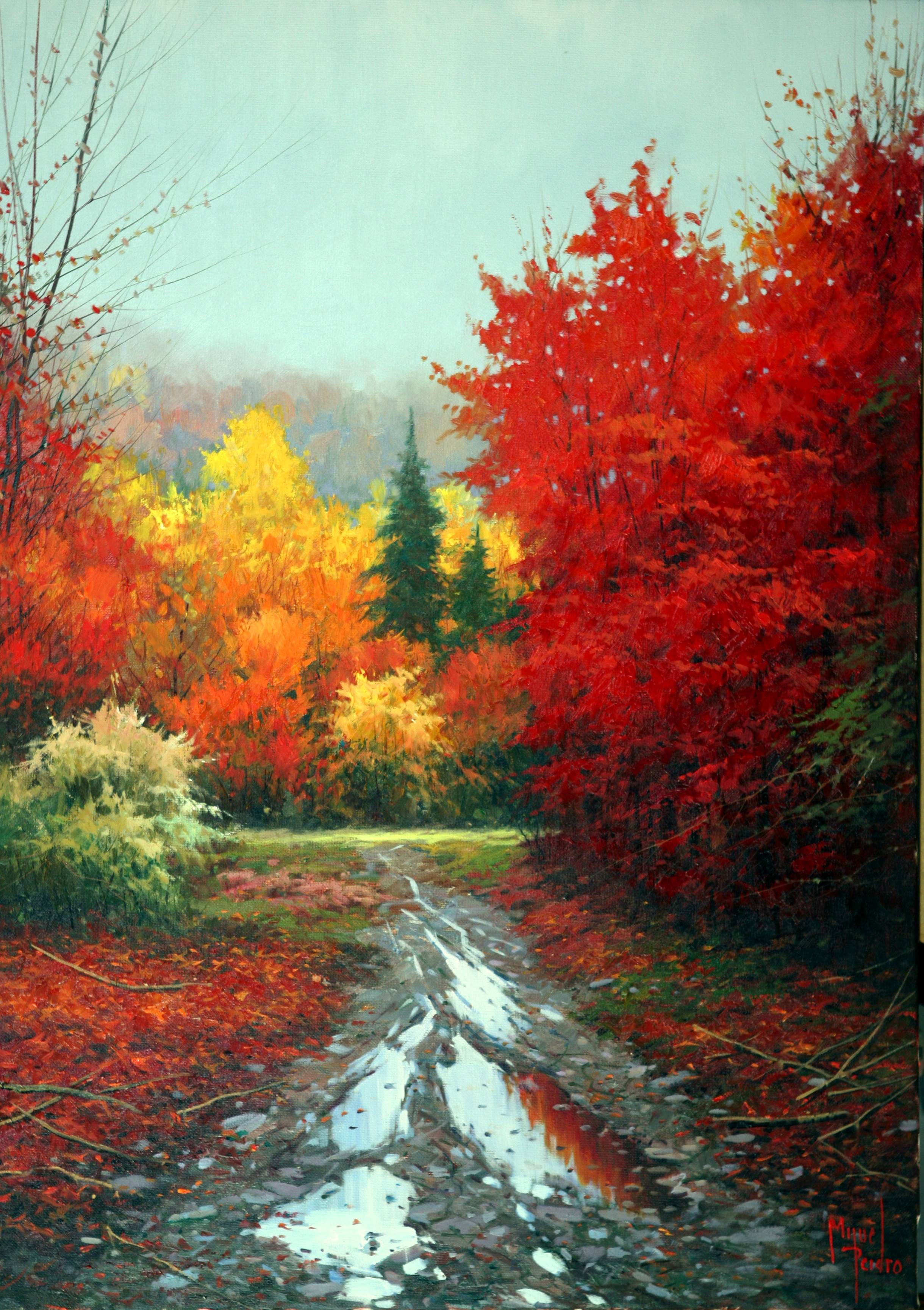 西班牙风景画大师米格尔·佩德罗个人画展 满屏对深秋的爱-搜狐大视野-搜狐新闻