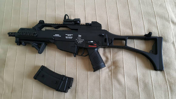 G36自动步枪到底有多霸气？_枪托