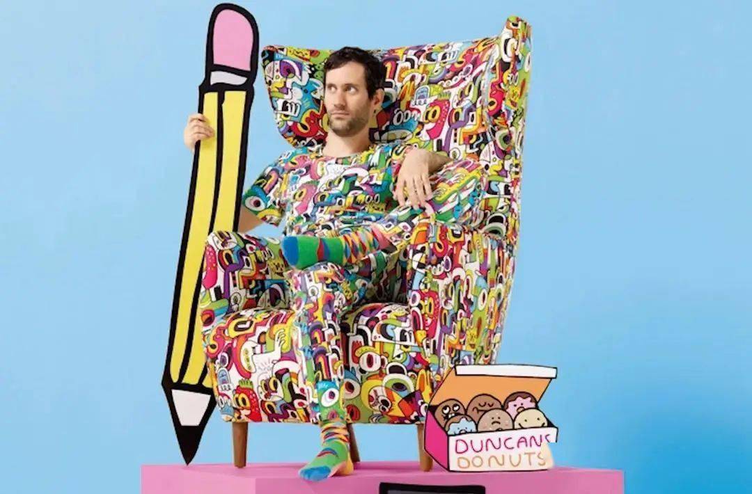 知名涂鸦画家Jon Burgerman | 充满英式戏虐的艺术顽童_Natuzzi