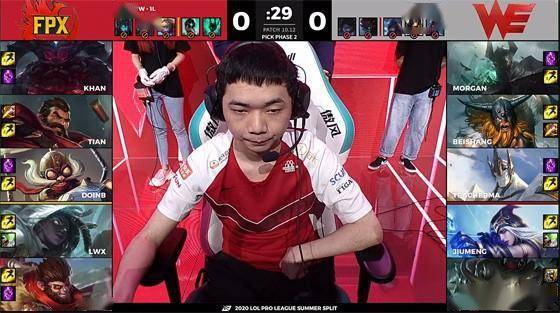 LOL-LPL：Tian男枪手感火热连续抢龙，FPX2-1终结WE两连胜_艾希