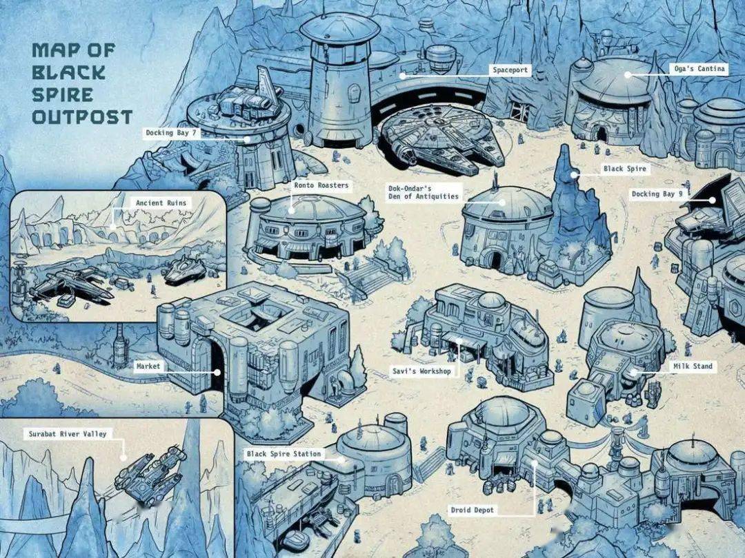 《星球大战》正史参考书《银河边缘：巴图旅行指南》插图欣赏_Horton