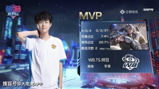 KPL：WB.TS零封GK 豪取三连胜！_橘右京