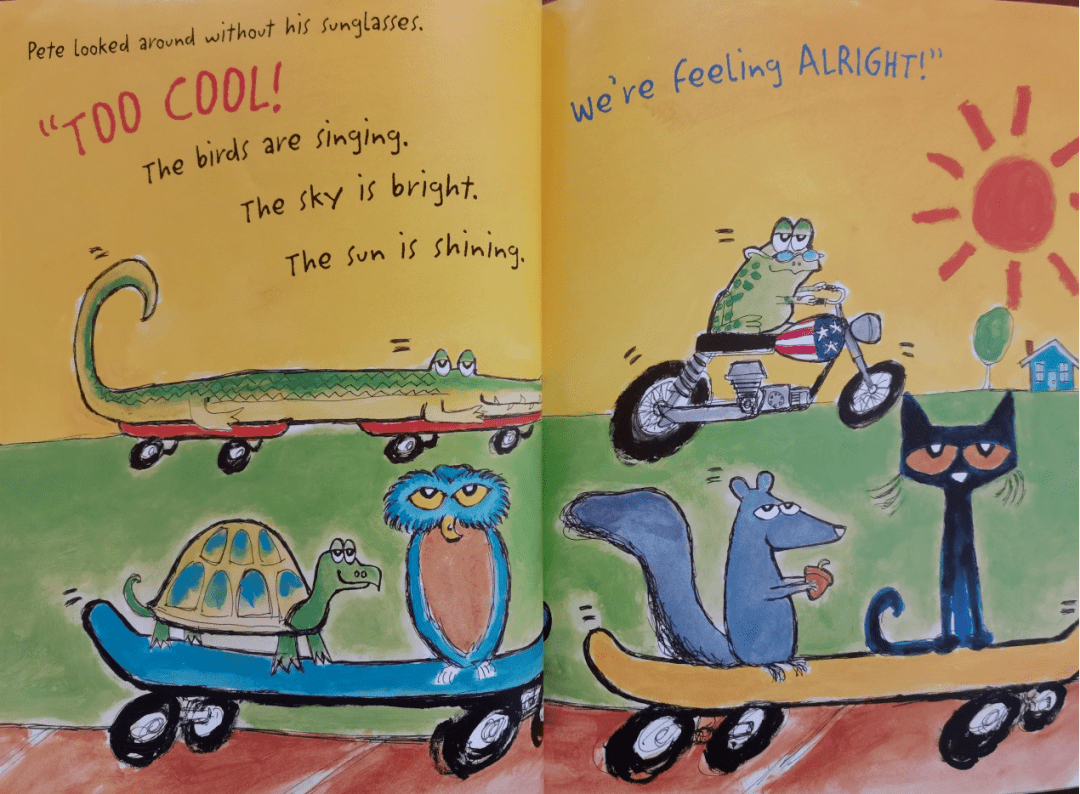 讲道理，不如讲故事 | Pete the Cat and His Magic Sunglasses 绘本导读_During