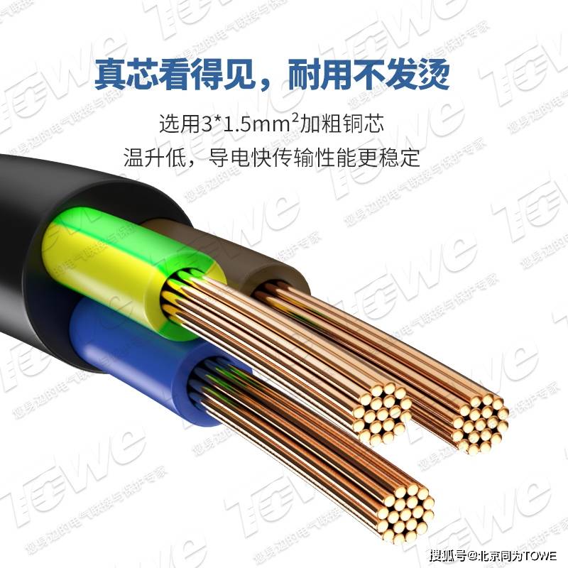 同为科技（TOWE）国标10A转16A电源延长线-搜狐大视野-搜狐新闻