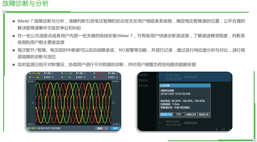iMeter 7高端智能电表：电压暂降及故障定位_质量