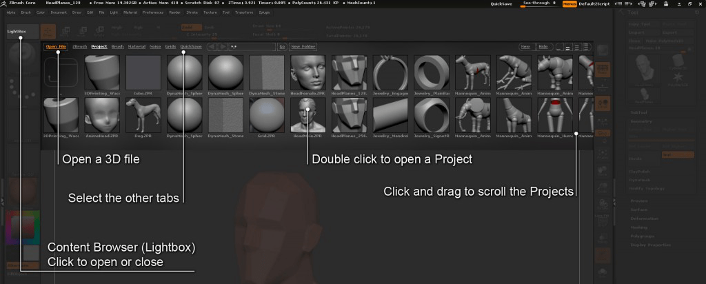 初识ZBrush：界面与导航_cgwang_绘学霸