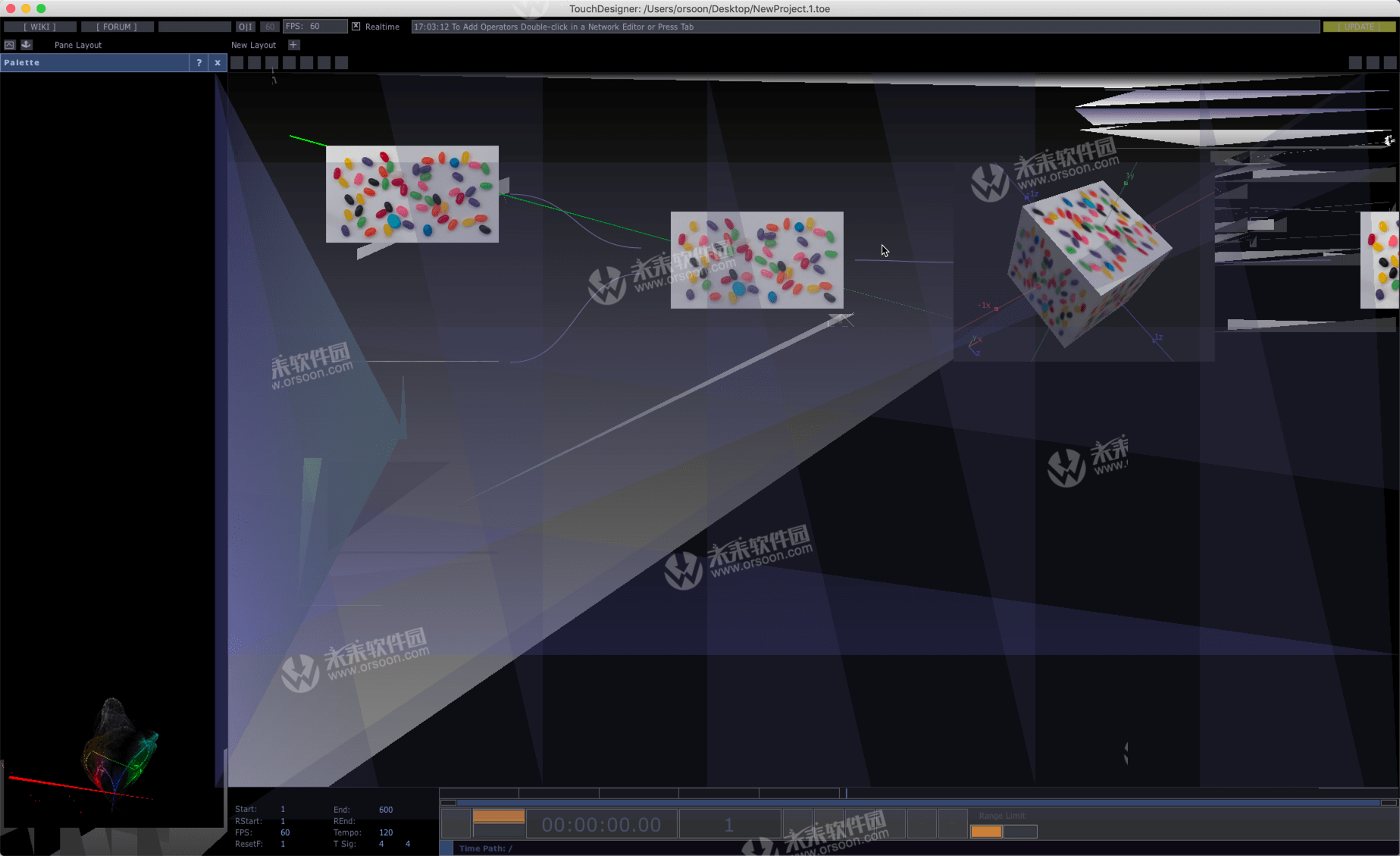 TouchDesigner Pro 099 for mac(可视化原型设计渲染工具) 2021永久版_几何