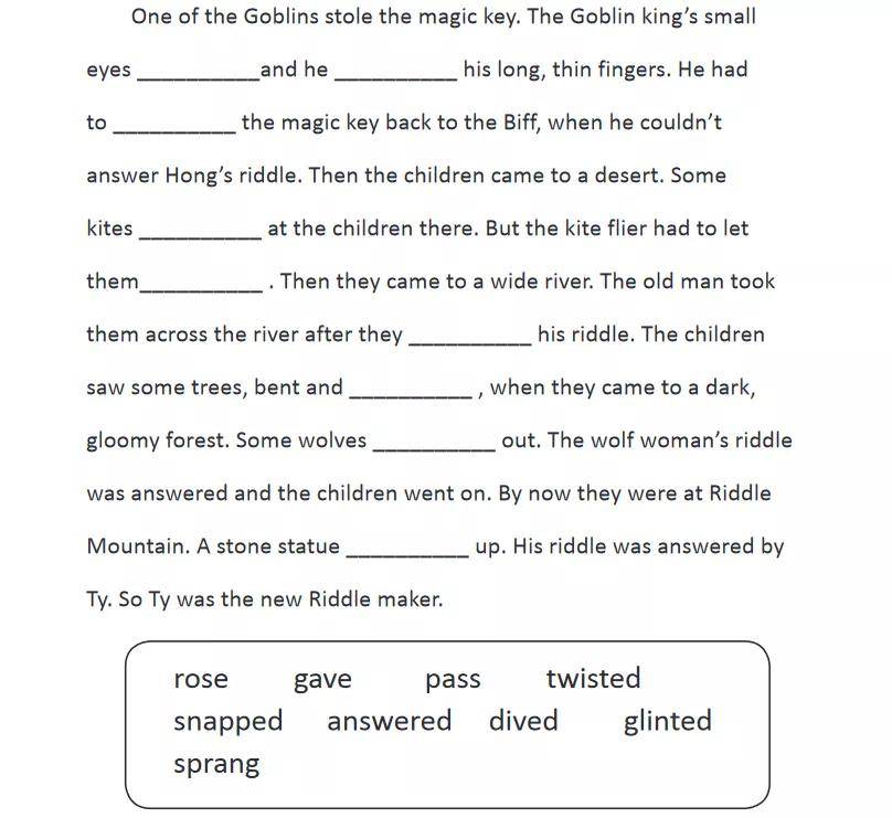 伴读 | 牛津树【7-16】The Riddle Stone Part 2（下）_said