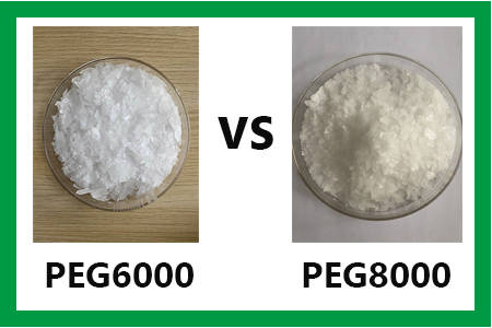 PEG6000与PEG8000间的区别？_分子量