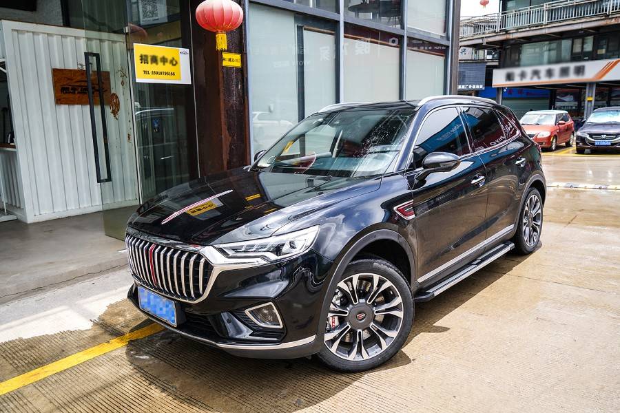 红旗HS5前轮改装TEI Racing竞技版高性能S60六活塞卡钳刹车套装_搜狐汽车_搜狐网