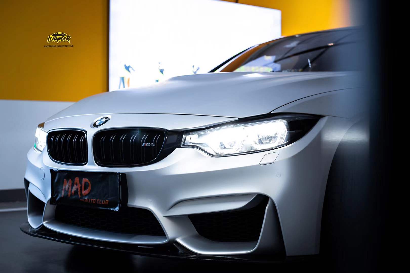 Ichanger（ICR）改变者纯消光银改色膜，宝马M4银色经典_搜狐汽车_搜狐网