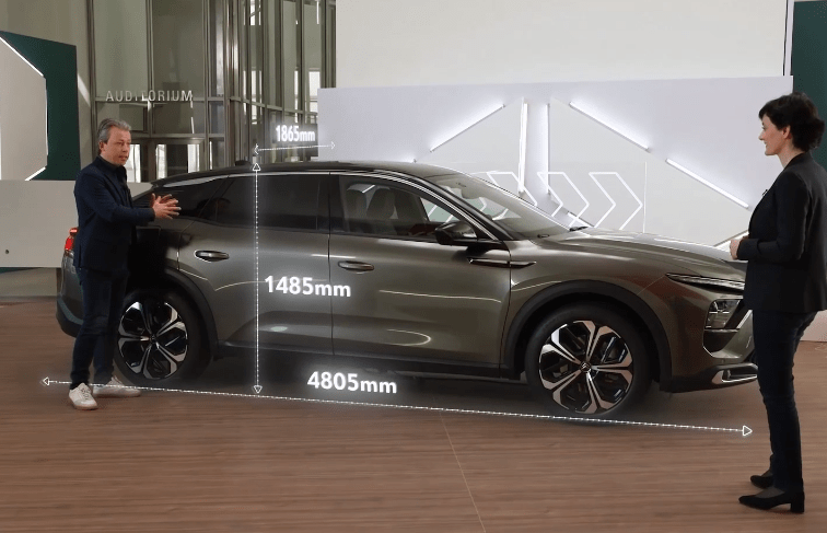 改“邪”归正？凡尔赛C5X换上了225/55R19的轮胎，真假难辨_搜狐汽车_搜狐网