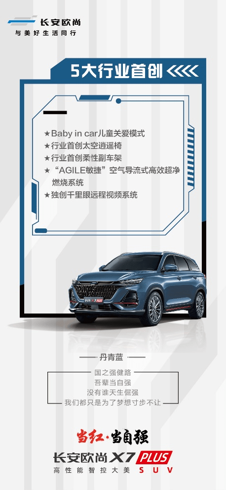 全新蓝鲸动力加持的长安欧尚X7PLUS配置曝光，将于8月27日开启预售_搜狐汽车_搜狐网