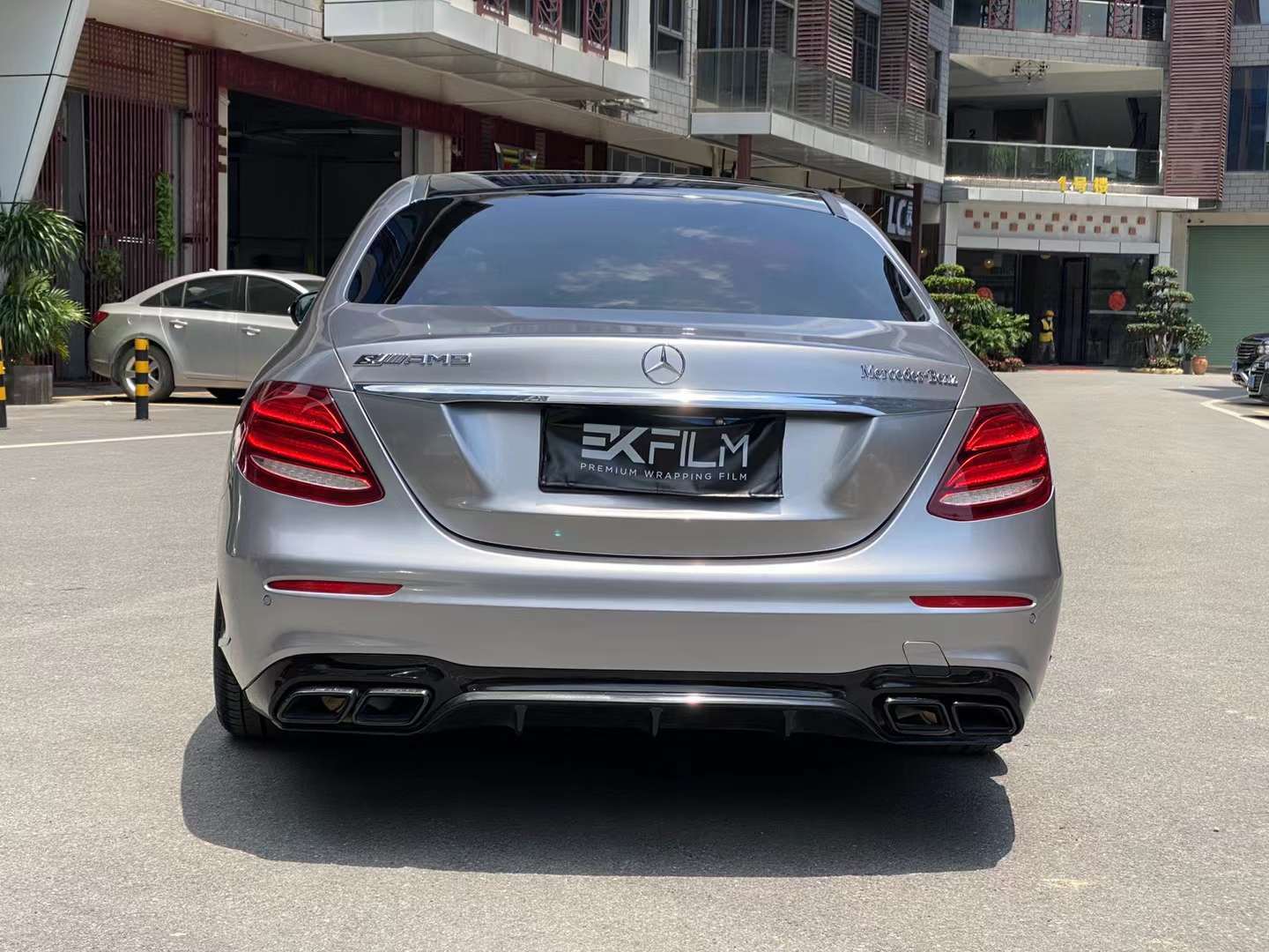 奔驰E全车贴EKFILM-EK改色膜GT银_搜狐汽车_搜狐网