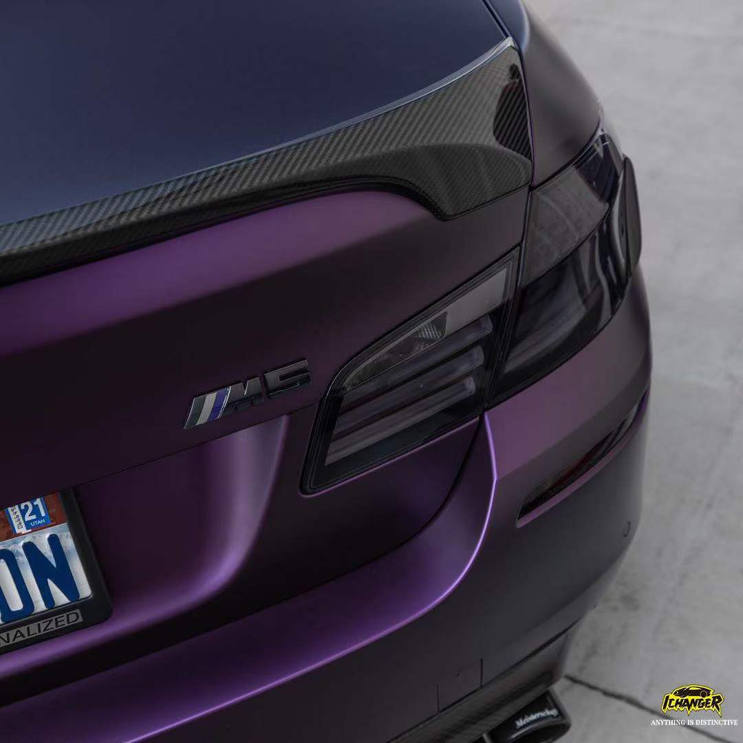 宝马 M5汽车Ichanger（ICR）改变者改色膜幽灵金属魅惑紫_搜狐汽车_搜狐网