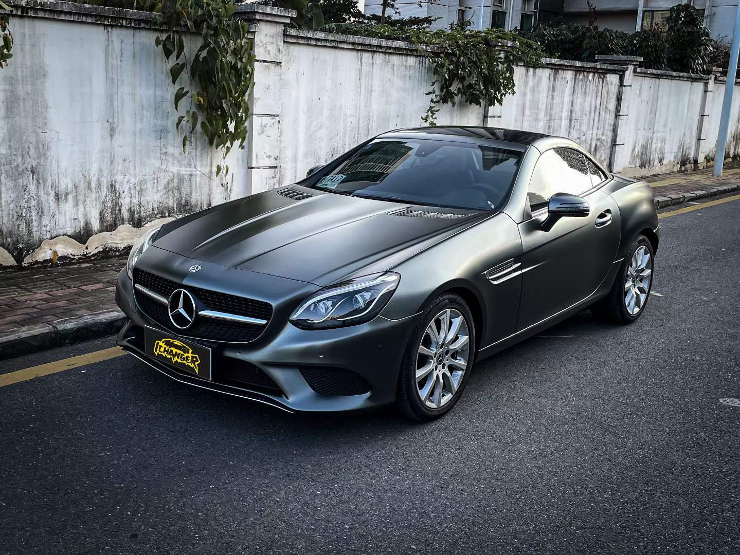 奔驰 SLK 200全车Ichanger（ICR）改变者改色膜重金属碳灰_搜狐汽车_搜狐网