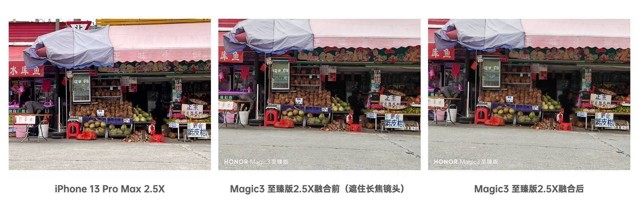 荣耀Magic3 至臻版对比iPhone 13 Pro Max，谁的照片细节更猛？_融合