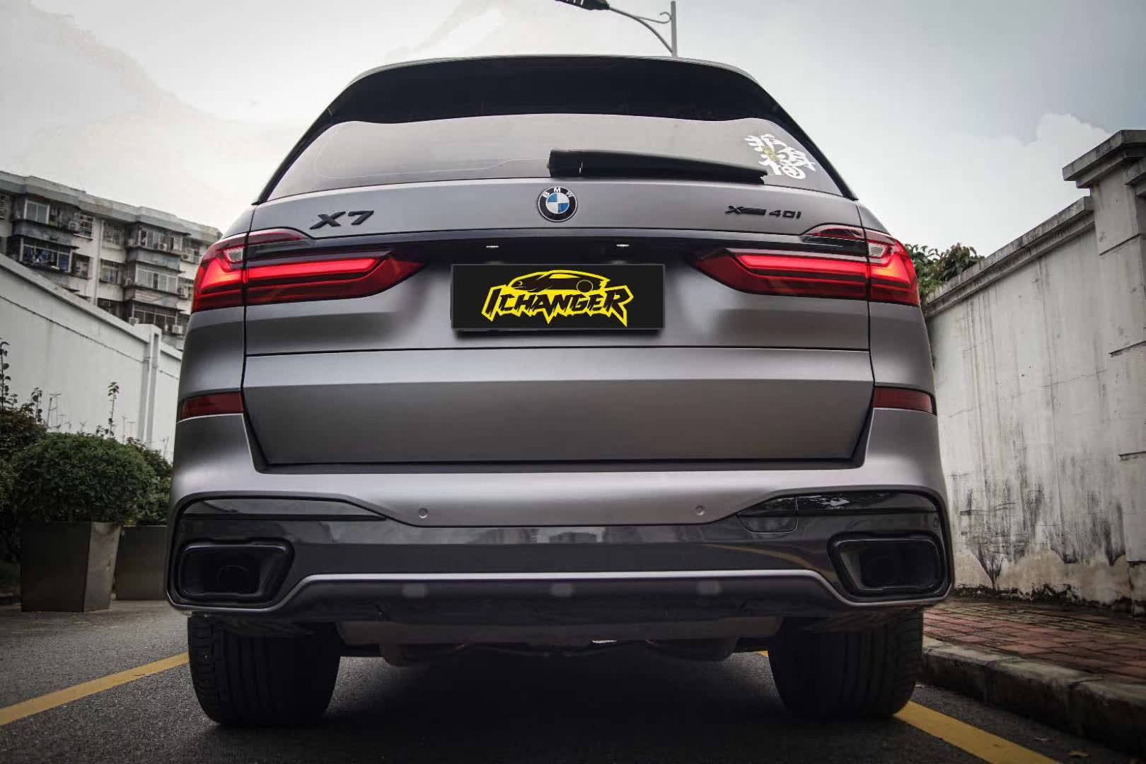 宝马X7贴膜Ichanger（ICR）改变者改色膜超亚电镀深灰_搜狐汽车_搜狐网