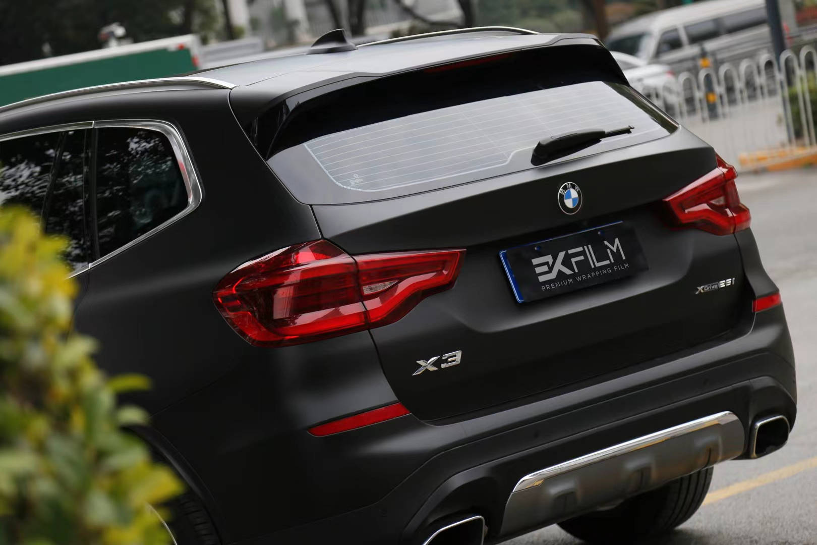 EKFILM–EK改色膜宝马X3消光暗影黑_搜狐汽车_搜狐网
