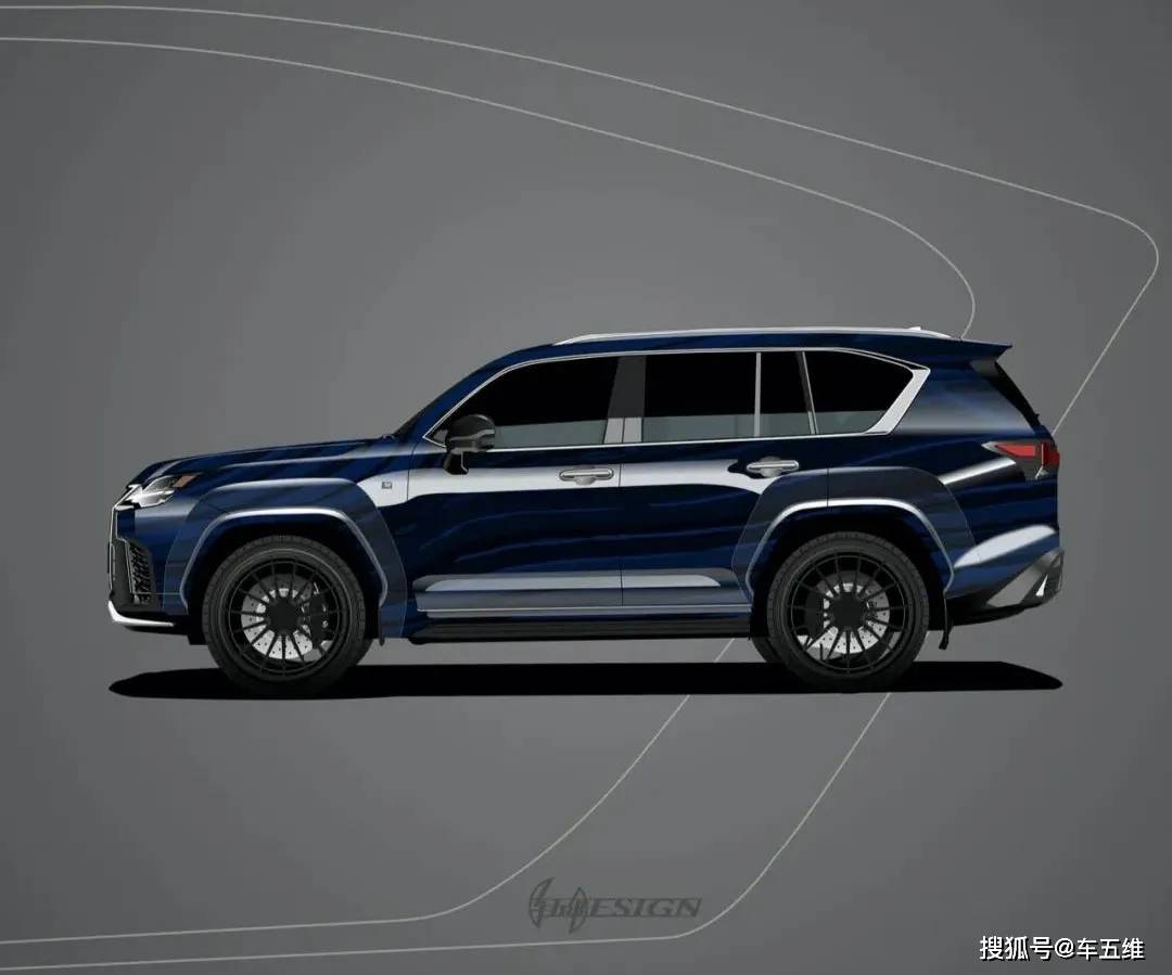 雷克萨斯LX600涂装设计，光看侧颜最容易猜错的豪华SUV_搜狐汽车_搜狐网