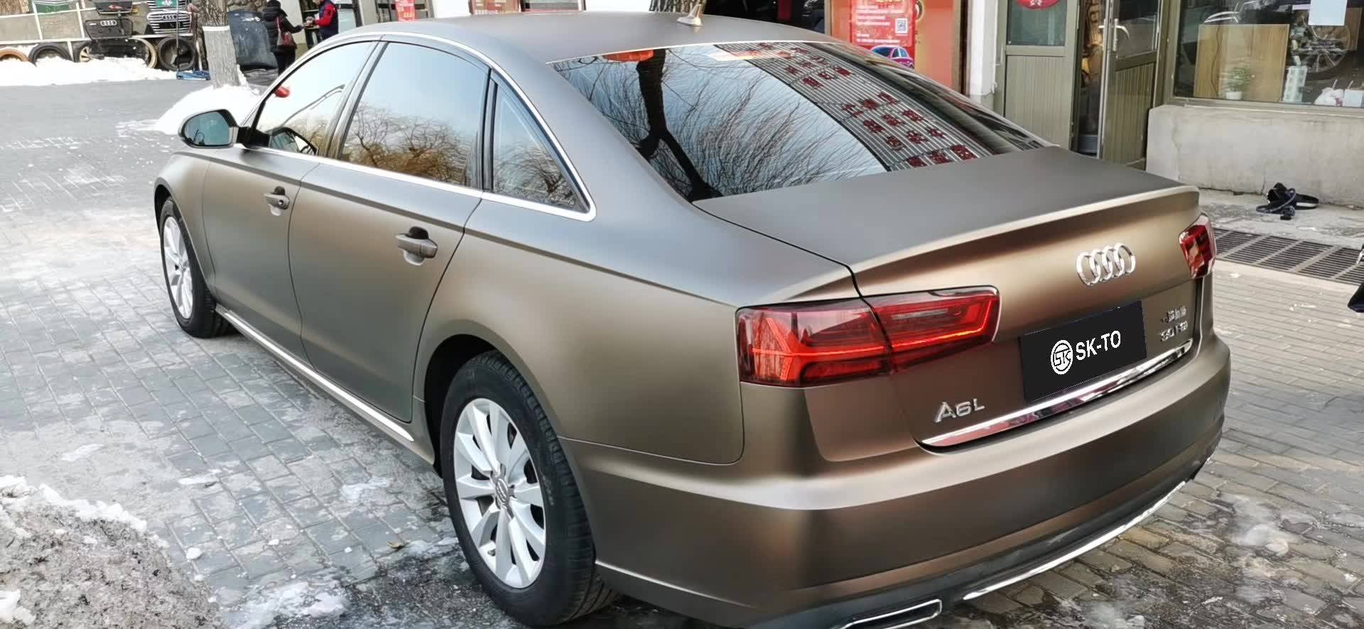SKTO重金属耀褐灰改色膜（奥迪A6L）_搜狐汽车_搜狐网