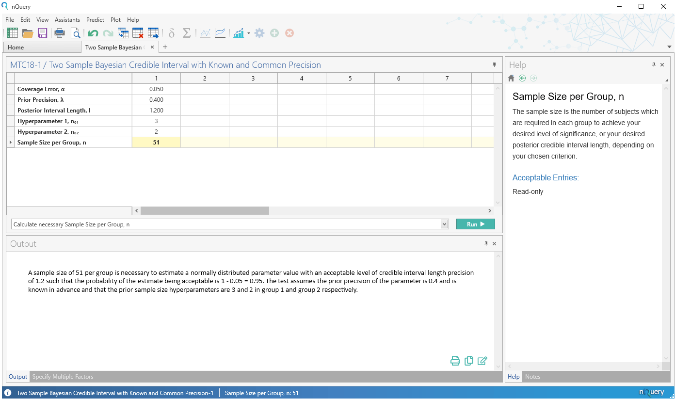 nQuery | 经典、贝叶斯和自适应试验设计平台_样本量_预测_trial