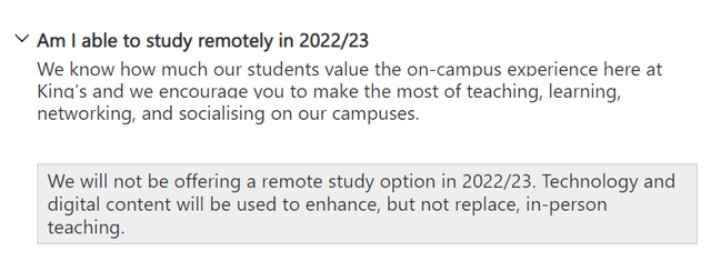 跟网课彻底说再见！KCL官宣22fall全面恢复面授！_英国_伦敦_学年
