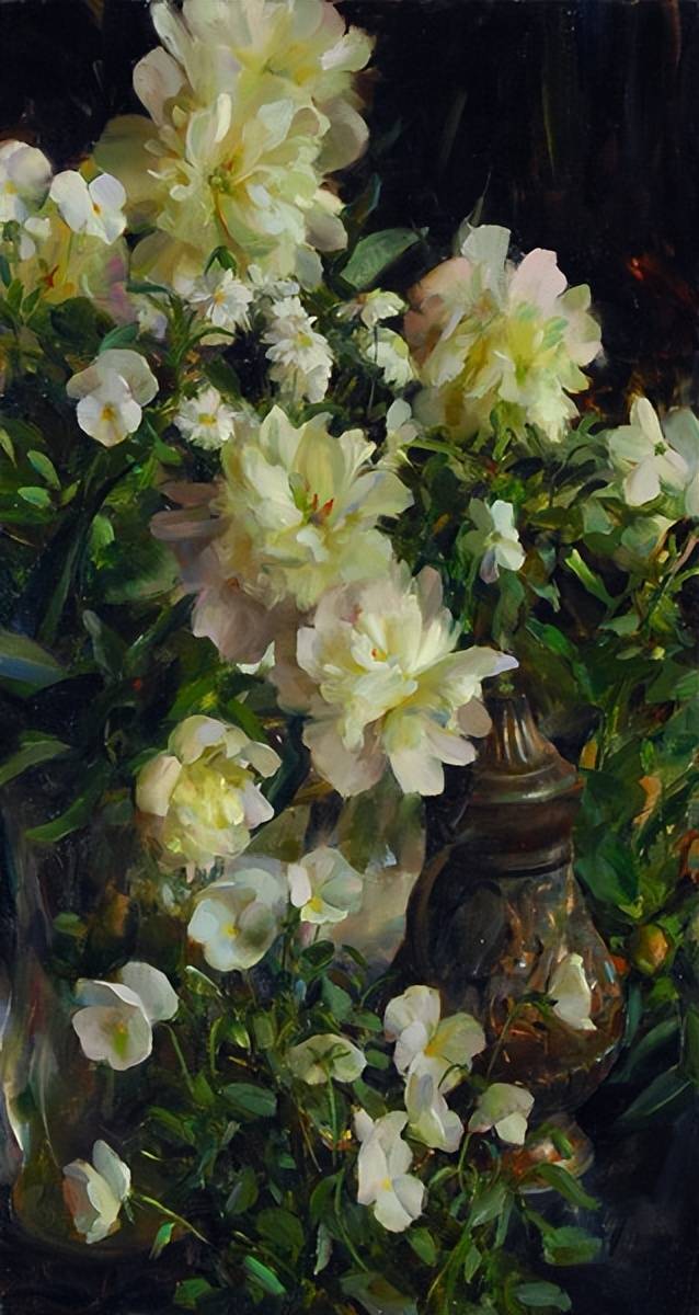 美国女画家Rose .Frantzen风景静物油画作品_Richard_Schmid_爱荷华