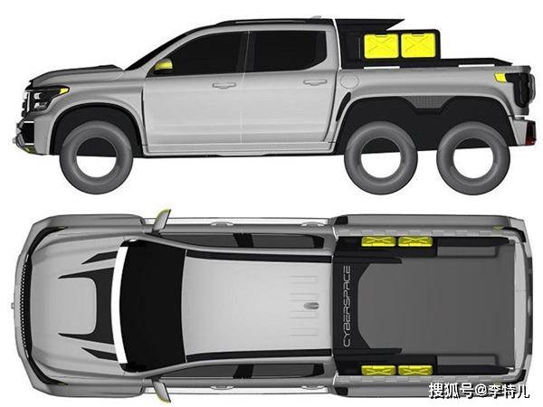国产最强皮卡来了，长城炮6x6版专利曝光，有望加入3.0T的V6动力_搜狐汽车_搜狐网