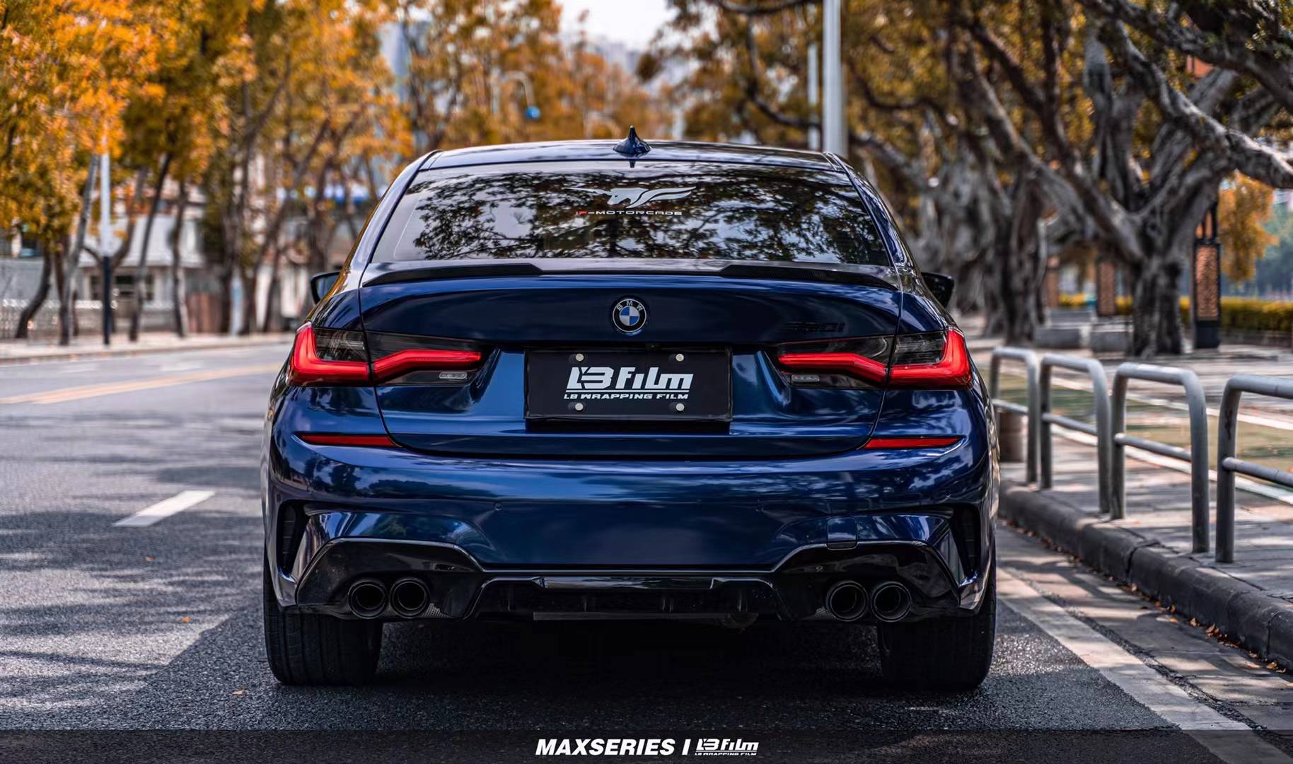 宝马3系-LBFILM改色膜PET丹泉石蓝_搜狐汽车_搜狐网