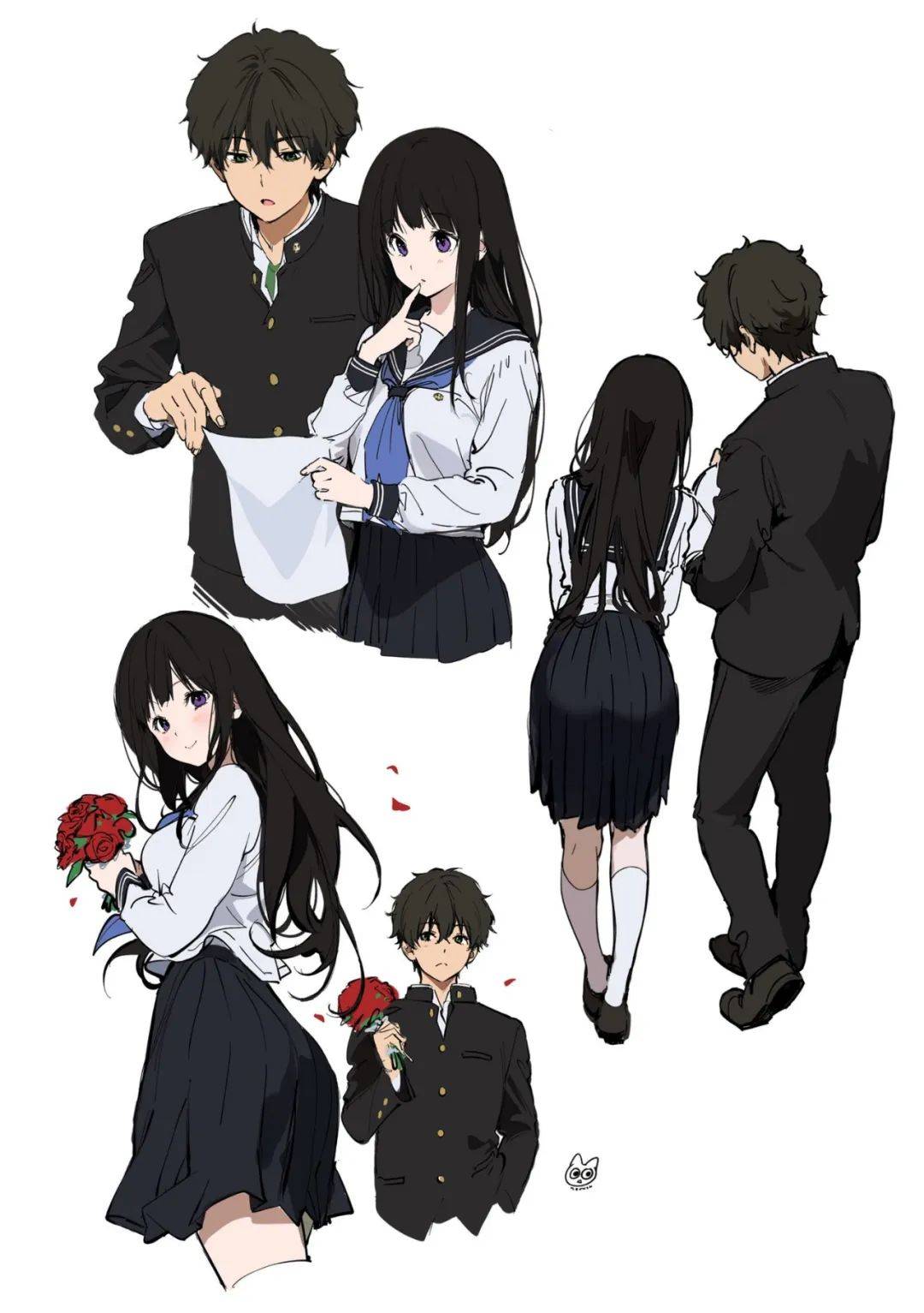 6年了！这2个人甜死我算了！_mery_动画_同人