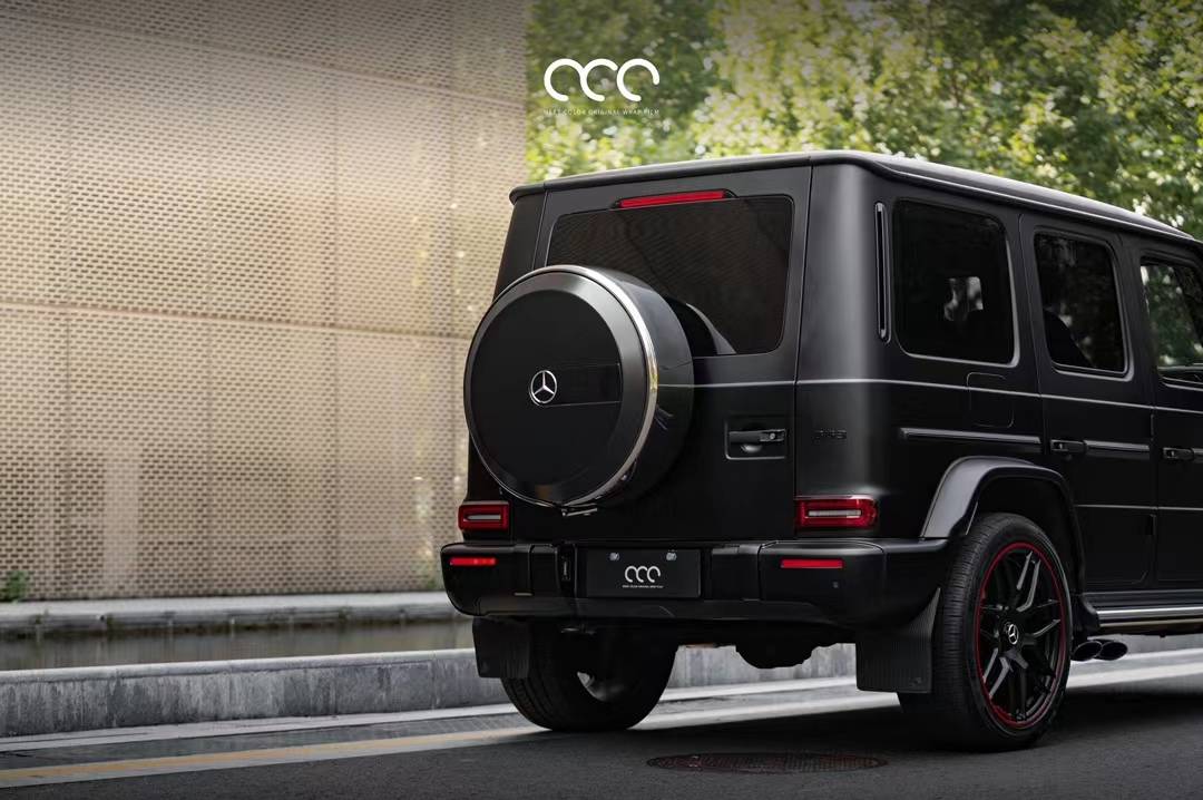 奔驰G63漫彩改色膜PET超亚黑,与众不同的黑色_搜狐汽车_搜狐网