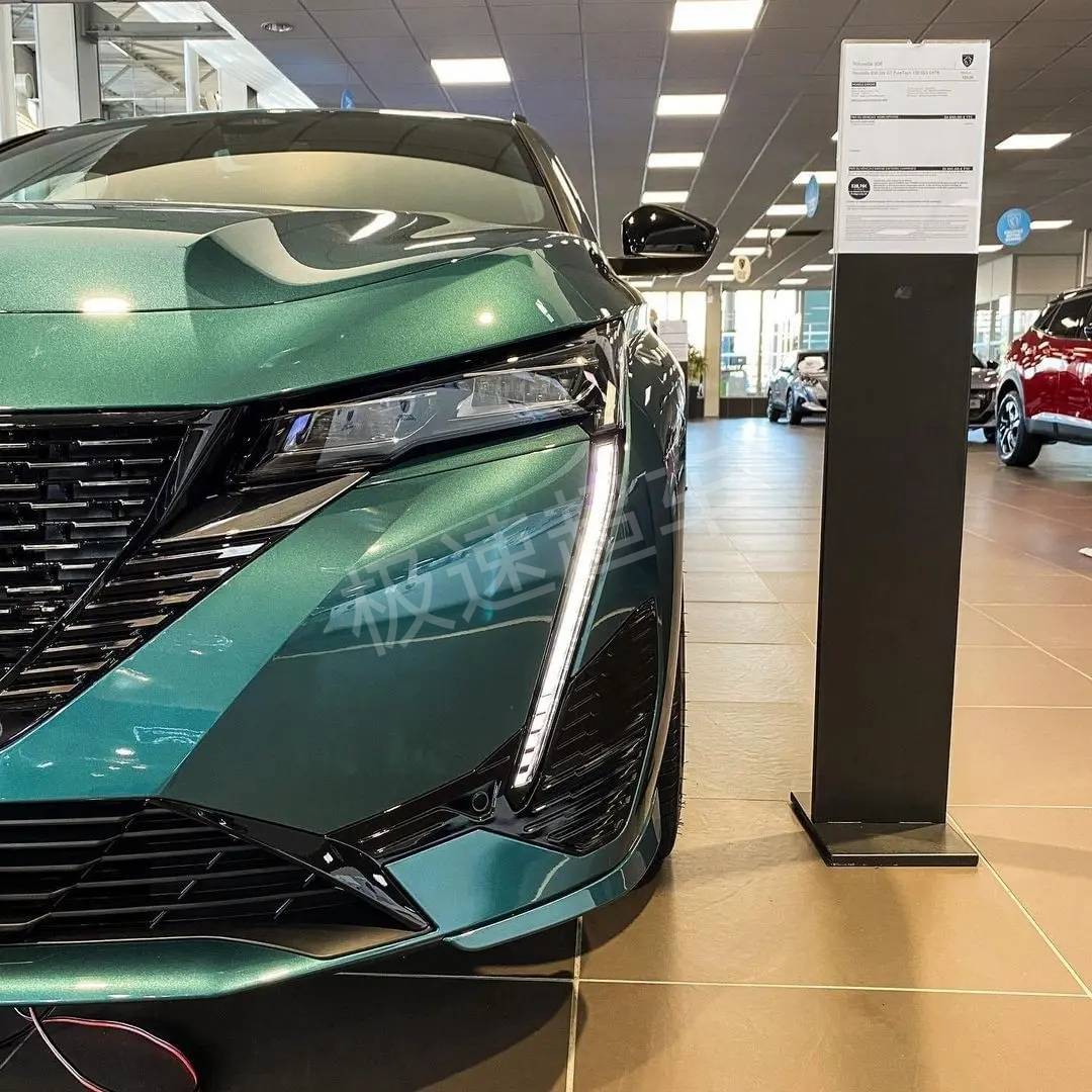 又是焦点？新款标致308SW实拍，獠牙灯组+1.6T+8AT，空间超越速腾_搜狐汽车_搜狐网