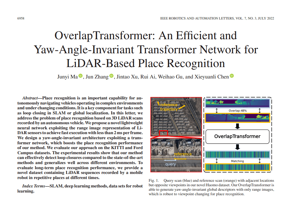 IROS 2022收录论文名单出炉 毫末智行两篇激光雷达算法论文入选_自动_LiDAR-Based_感知能力