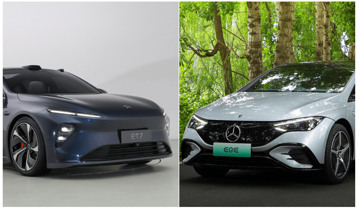 北京奔驰EQE预售53万起，对比蔚来ET7，胜算几何？_搜狐汽车_搜狐网