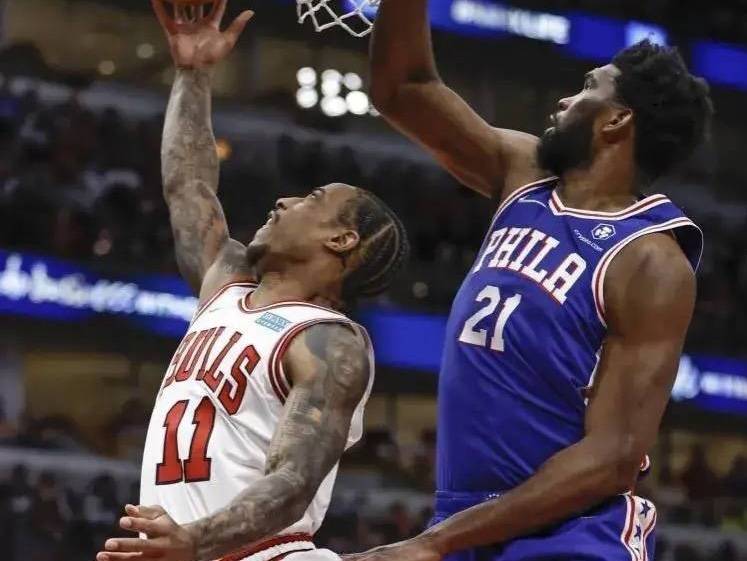 NBA：76人队114比109力克公牛，球员表现一览，哈登仅15分_詹姆斯28分 湖人负森林狼遭5连败_拉文_罚球