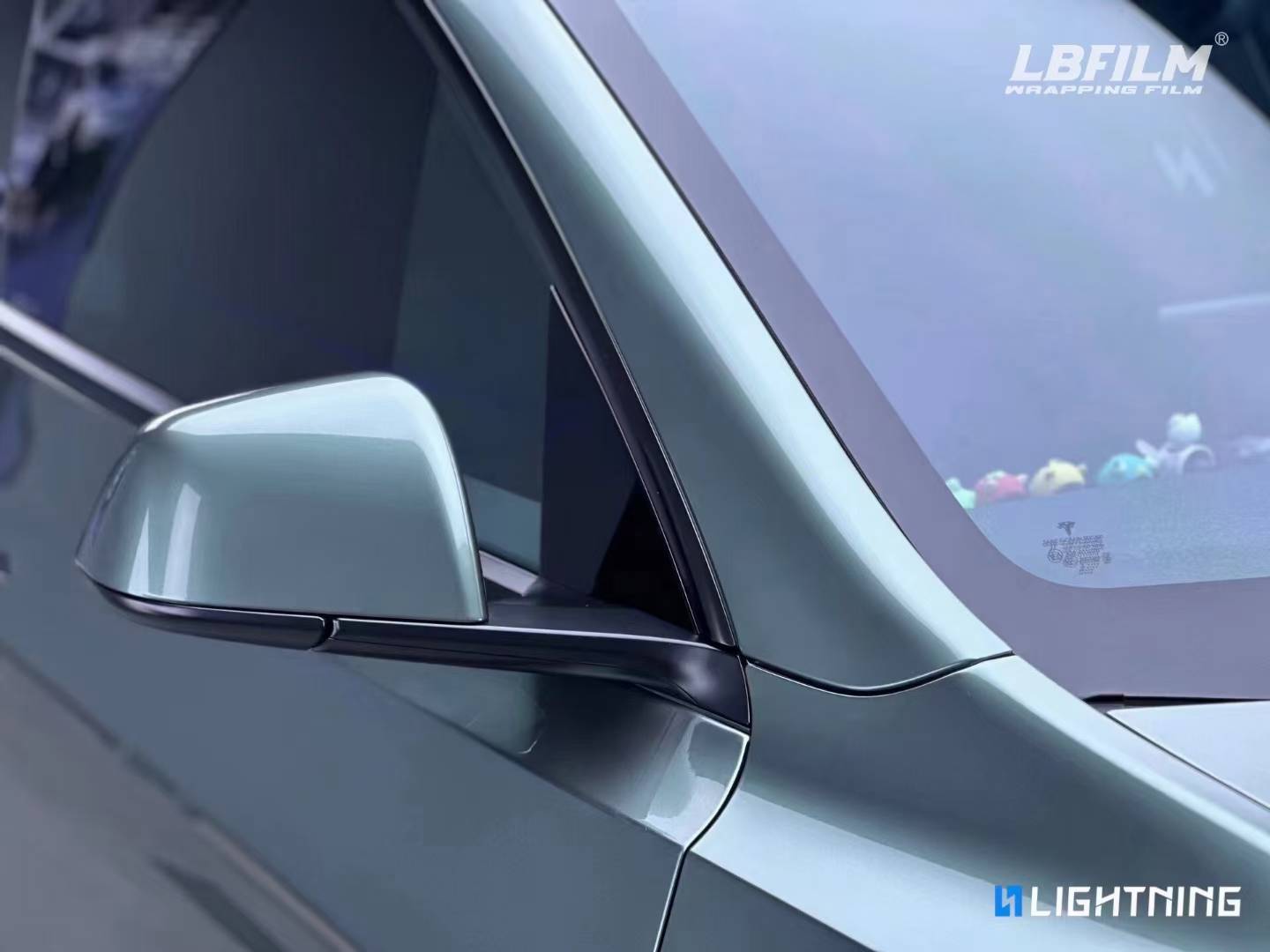 特斯拉modelY-LB改色膜液态金属苍岭绿，苍岭绿 质朴的贵族_搜狐汽车_搜狐网