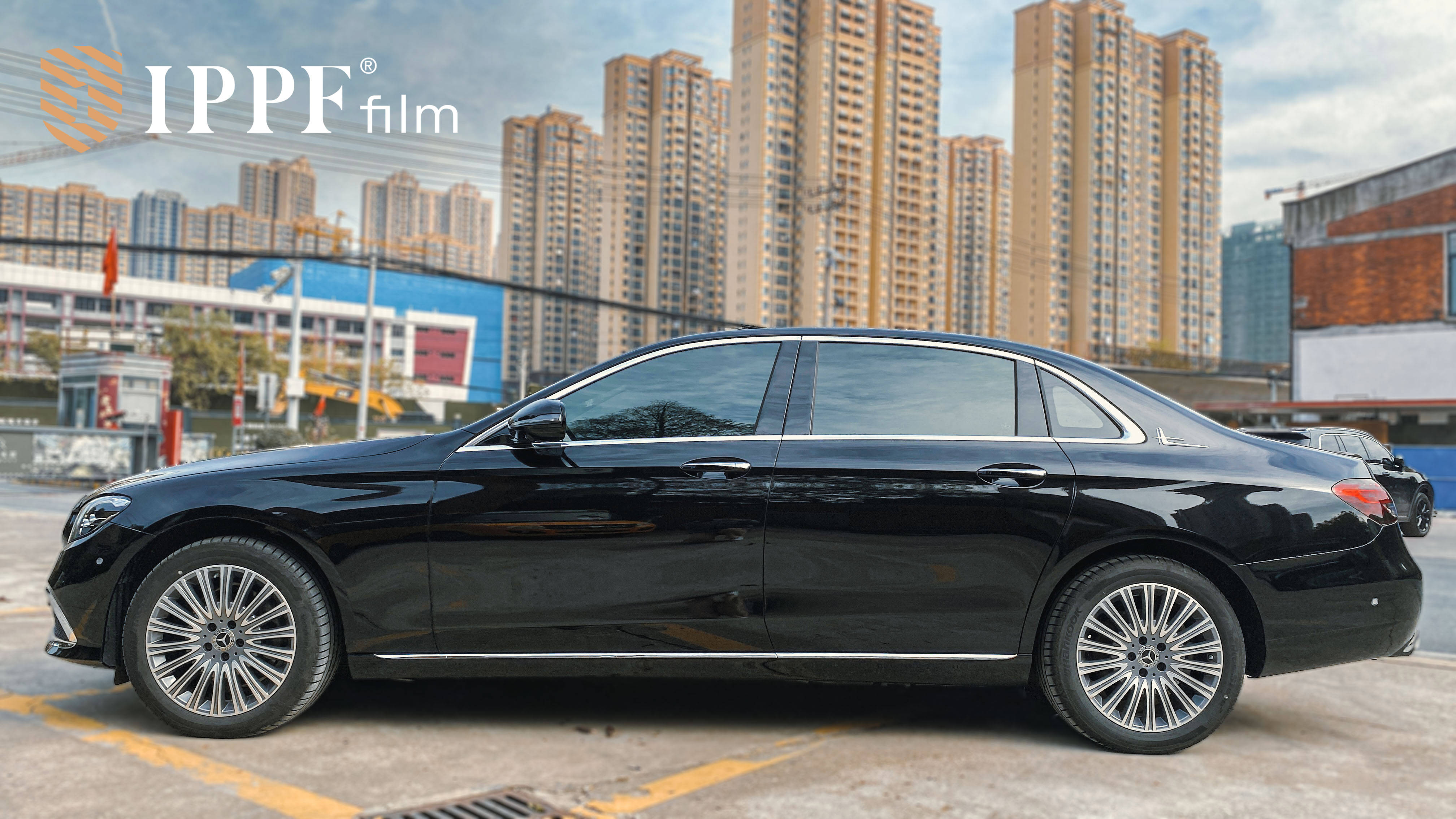 IPPF隐形车衣案例丨奔驰E300L（2022）_搜狐汽车_搜狐网