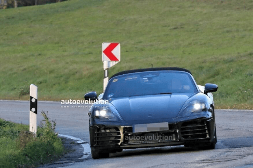 纯电街霸！续航超500km，保时捷Boxster EV路试谍照曝光_搜狐汽车_搜狐网