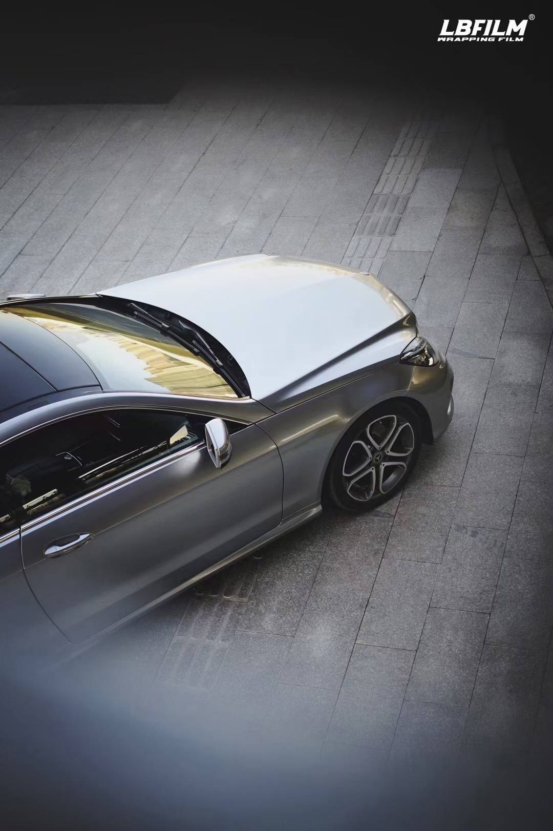 奔驰E260-LB改色膜GT银，极致内敛_搜狐汽车_搜狐网