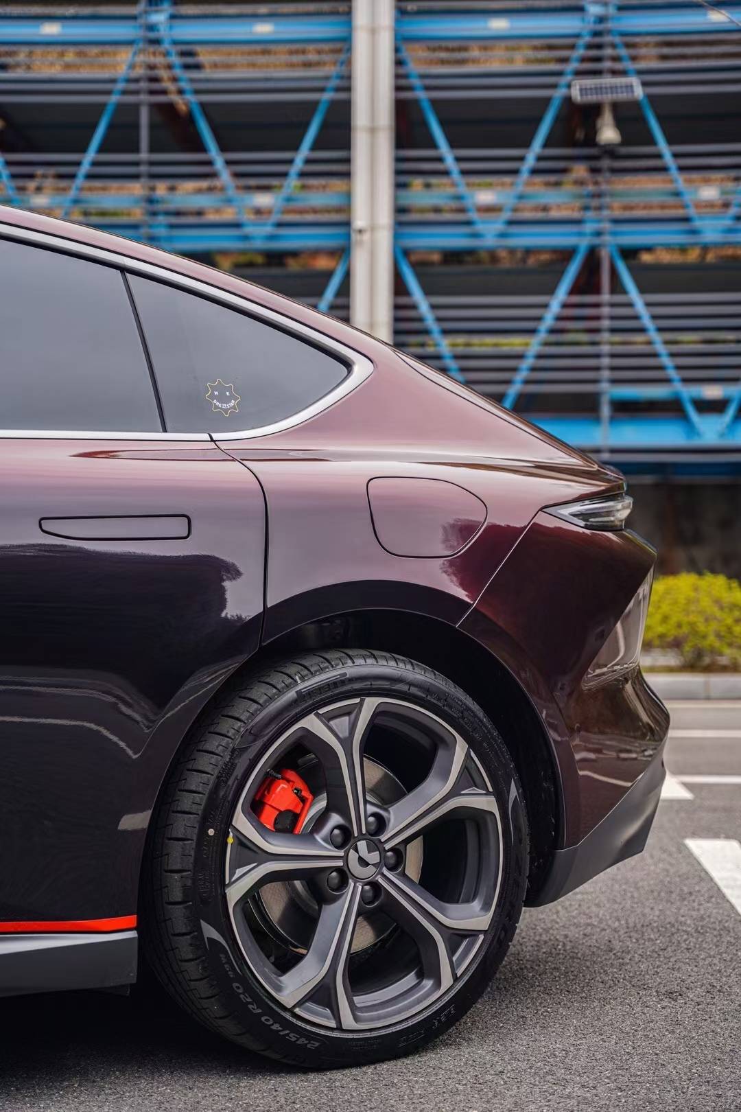 蔚来ET5-LB改色膜黑魅红，霸气、性感_搜狐汽车_搜狐网