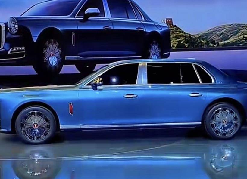 全新一代红旗L5亮相，双色外观＋可升降立标，搭载自研V8发动机_搜狐汽车_搜狐网