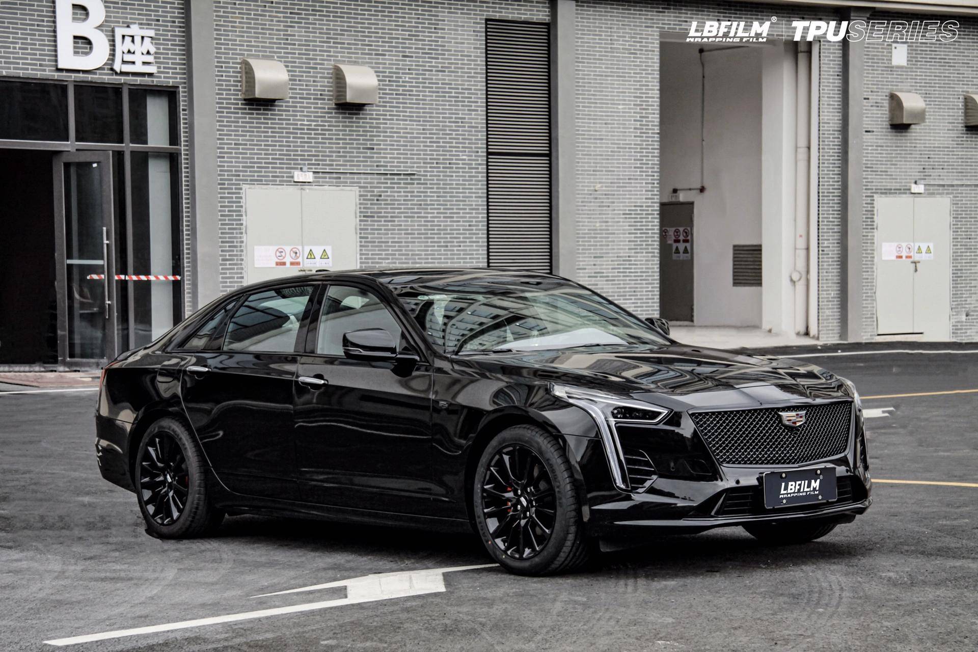 凯迪拉克CT6-LB改色膜车衣TPU亮黑，超亮，超黑，超有高级感_搜狐汽车_搜狐网