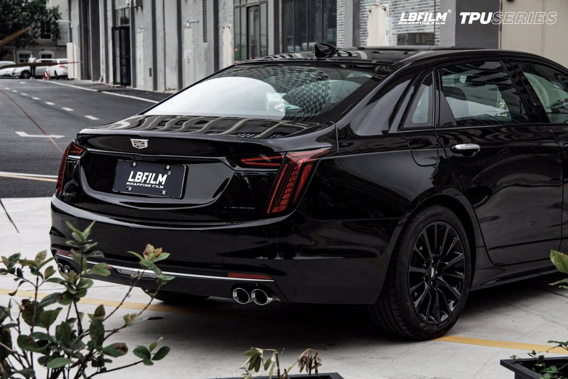 凯迪拉克CT6-LB改色膜车衣TPU亮黑，超亮，超黑，超有高级感_搜狐汽车_搜狐网