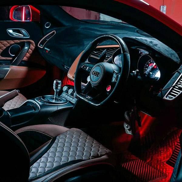 #魔鬼姿态#奥迪R8改装AIRBFT空气悬挂案例_搜狐汽车_搜狐网