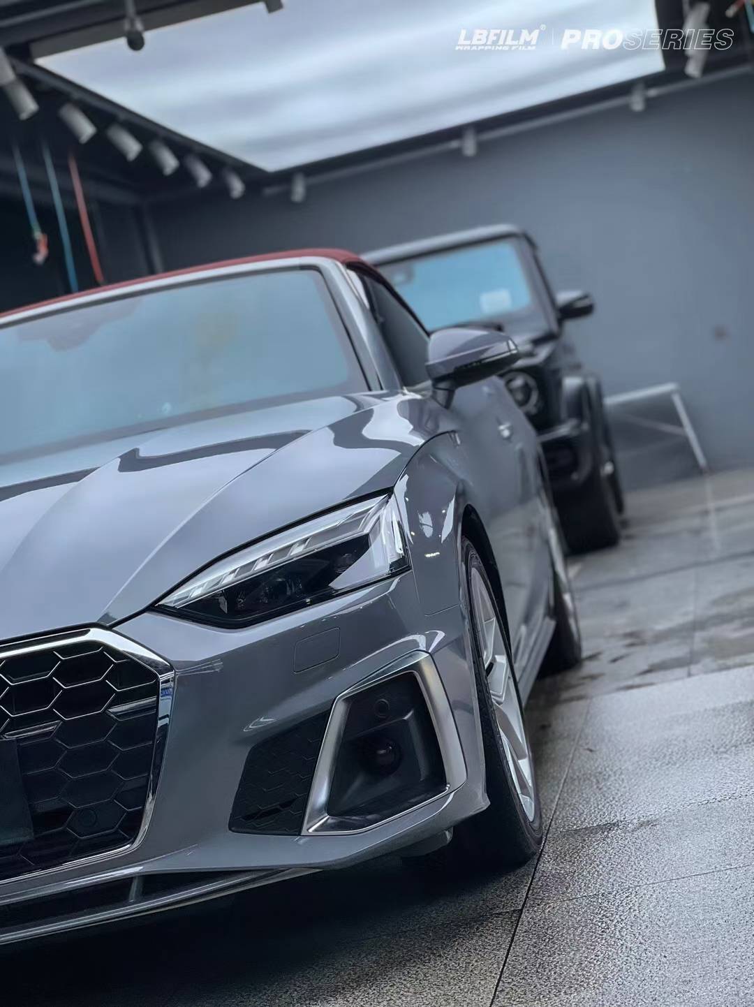 奥迪A5-LBFILM改色膜高亮纳多灰,灰色给人的感觉更有范儿_搜狐汽车_搜狐网