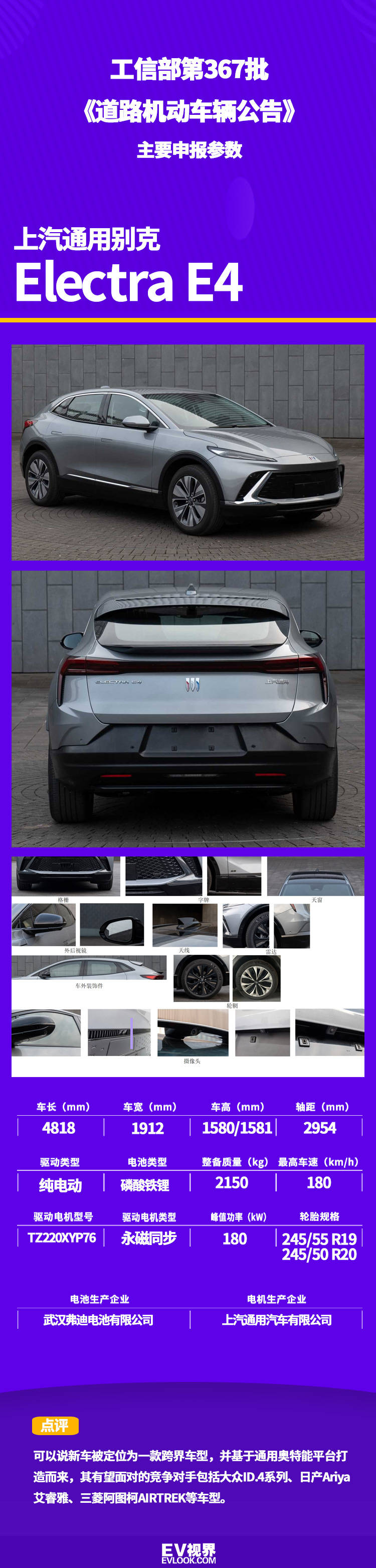 奥特能平台打造/定位中大型轿跑SUV 别克Electra E4新信息公布_搜狐汽车_搜狐网