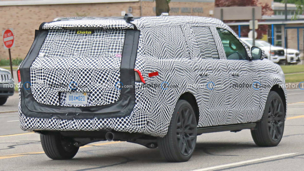 输出狂飙450马力，搭3.5T+10AT，林肯领航员路试谍照图曝光_搜狐汽车_搜狐网